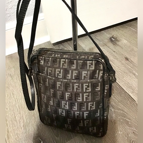 Fendi | Bags | Fendi Denim Ff Monogrammed Bag | Poshmark